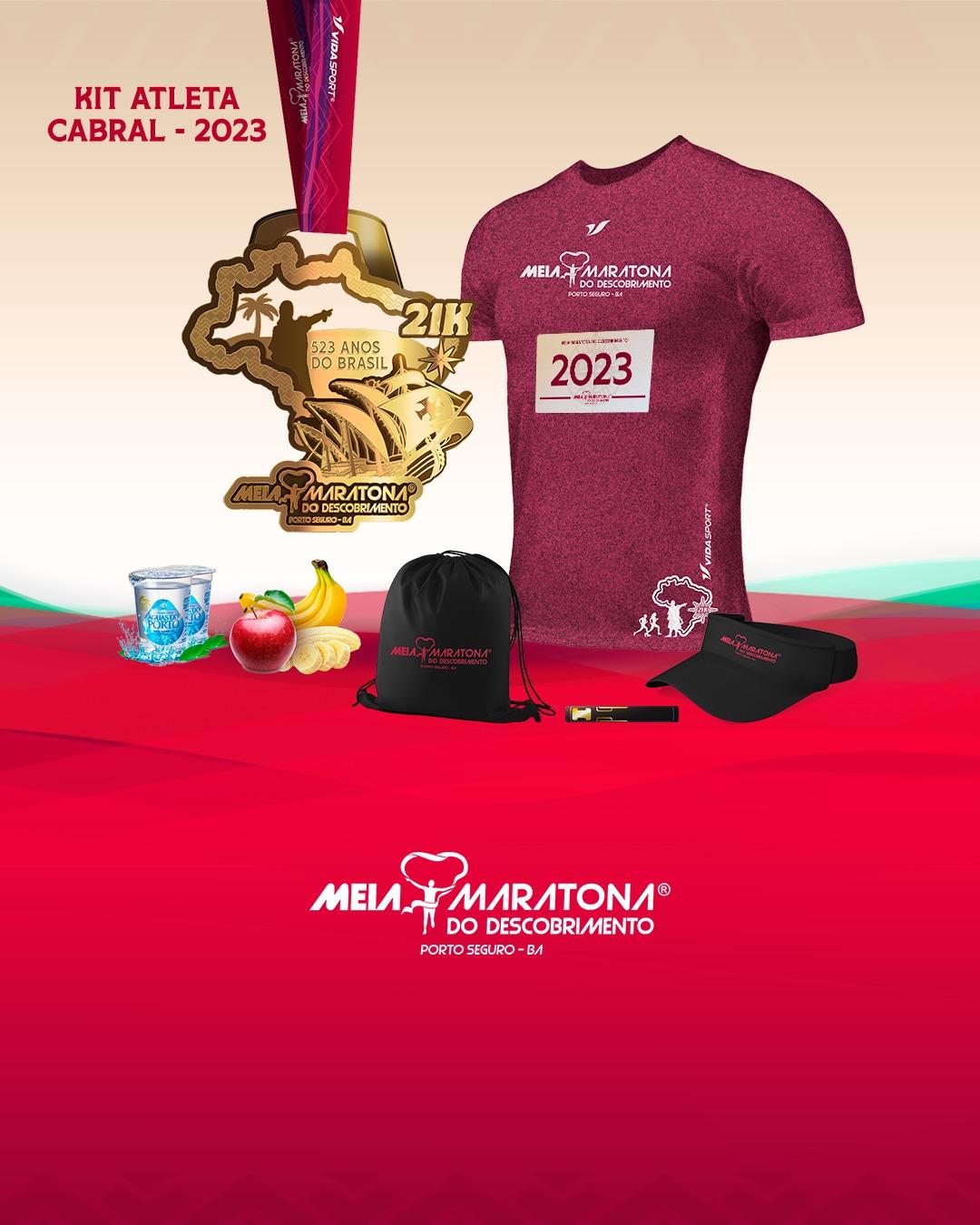 KIT DO ATLETA - Meia Maratona do Descobrimento de Porto Seguro